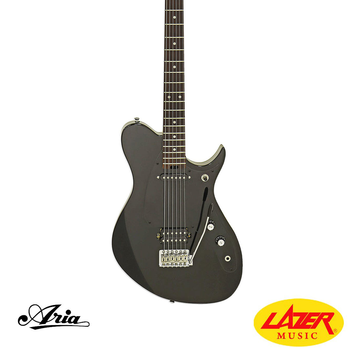 Aria JET-BTONE 6-String Jet Series Baritone Guitar Black – Lazer Music
