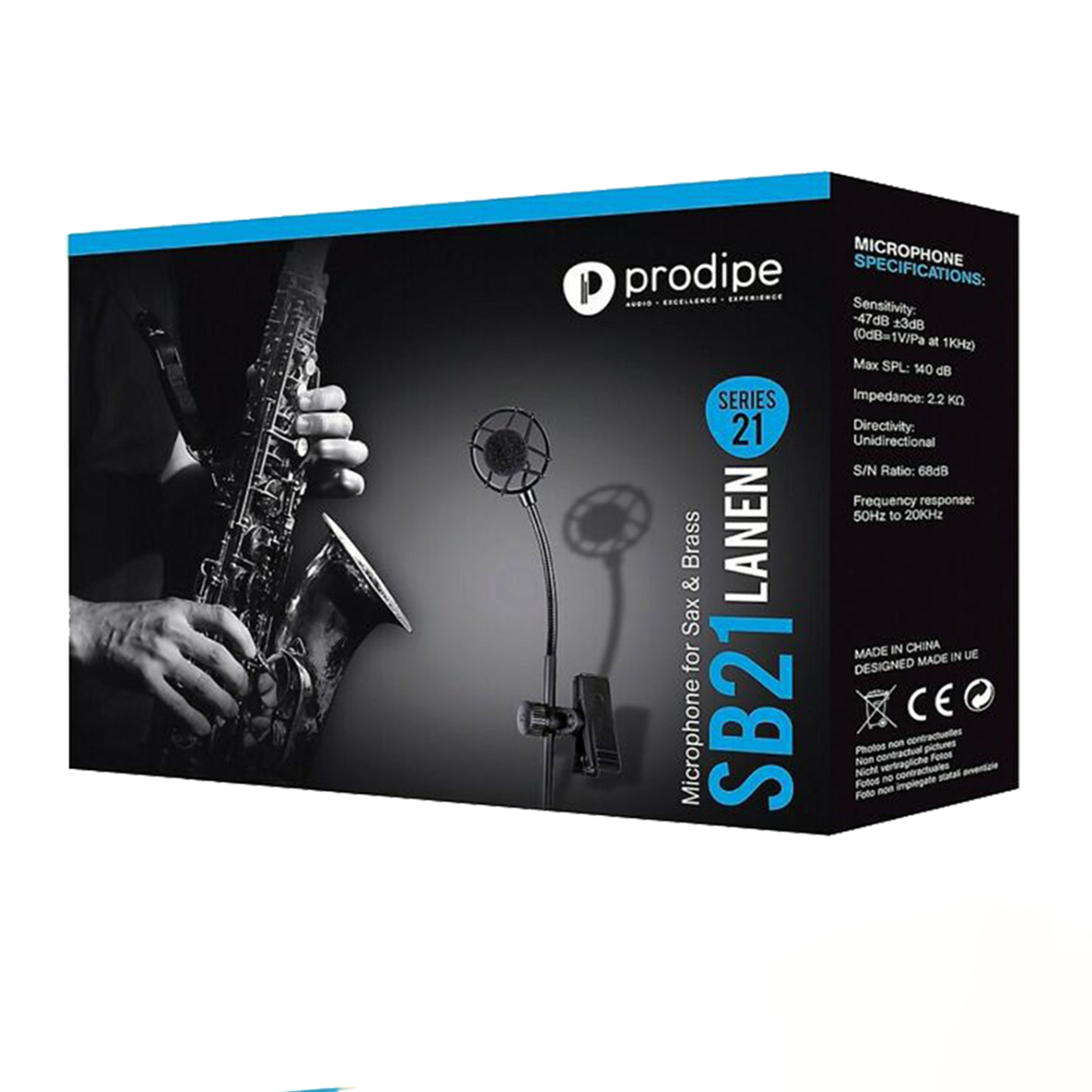 Prodipe SB21 Saxophone & Brass Microphone