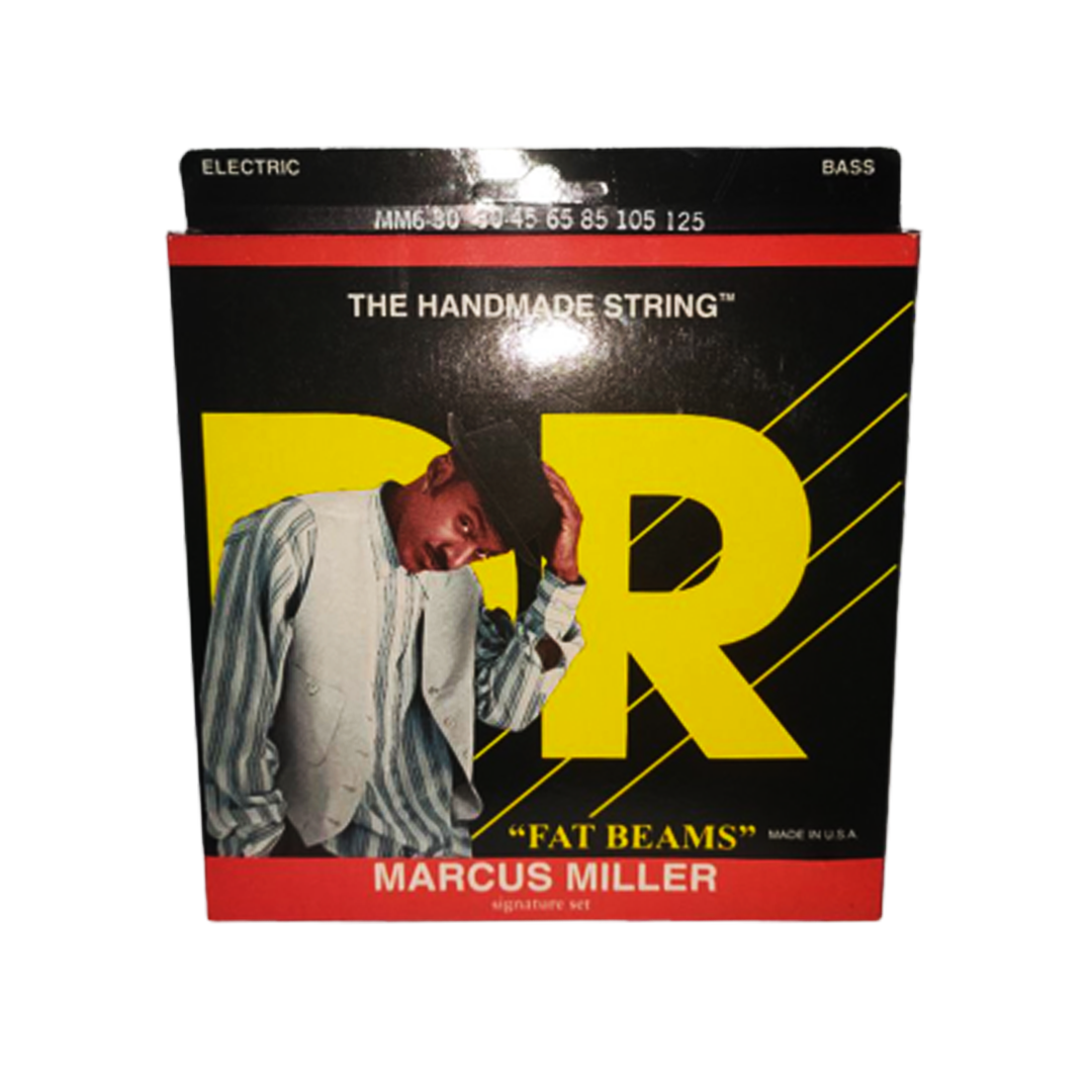 DR MM6-30125 Marcus Miller 30-125 Fat Beams Medium 6-String Bass Strin