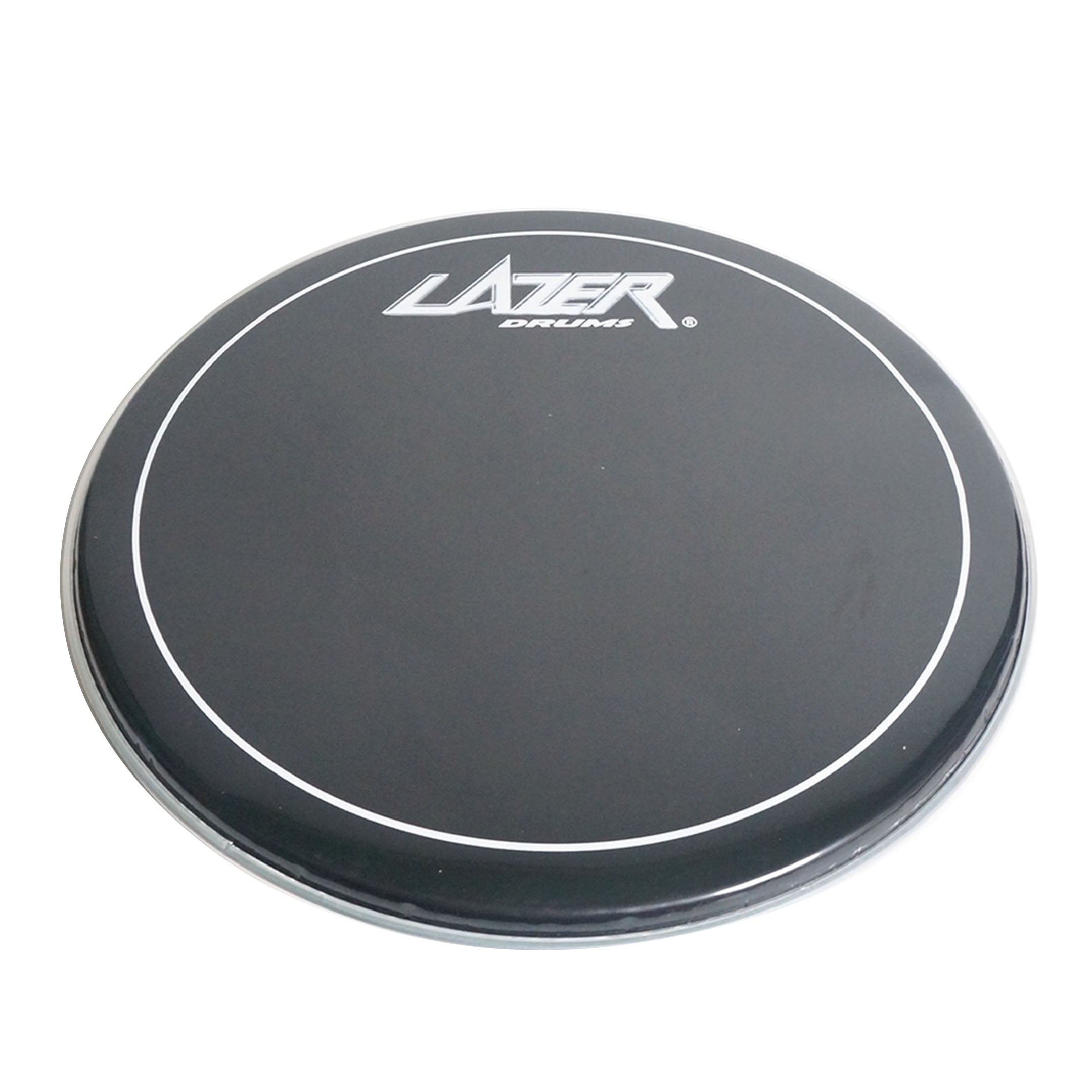 Lazer PE-077-26 Black With White Muffler Rim 26-Inch Drum Head