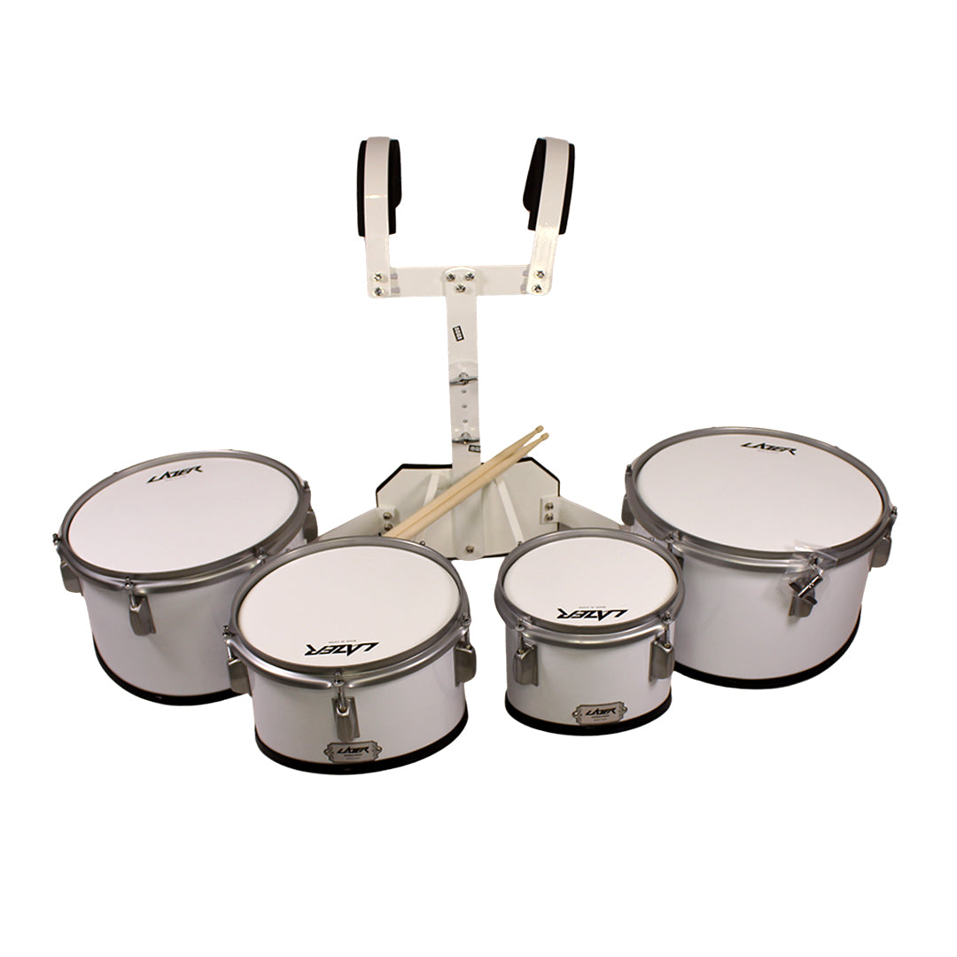 Lazer QD-2000LC-WH Quad Tenor Drums