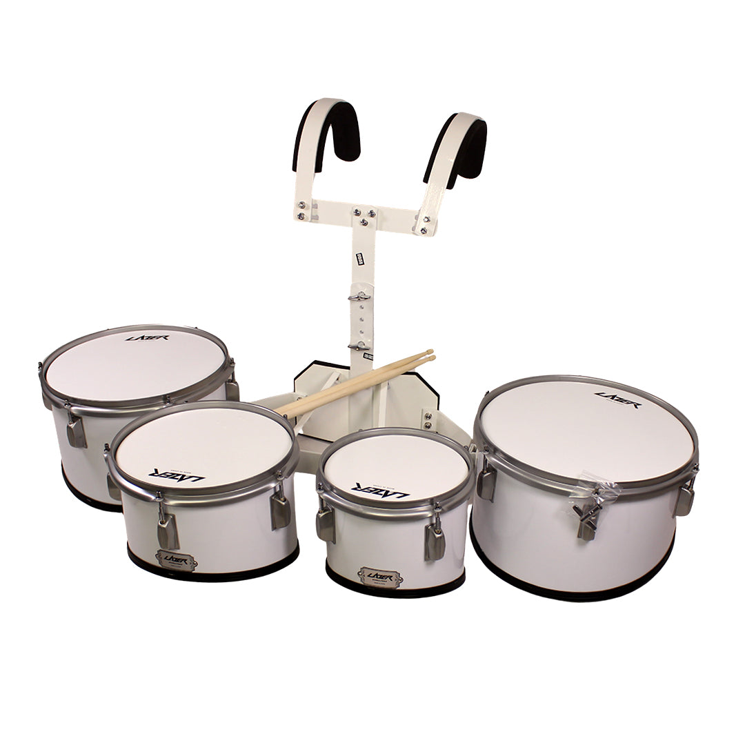 Lazer QD-2000LC-WH Quad Tenor Drums