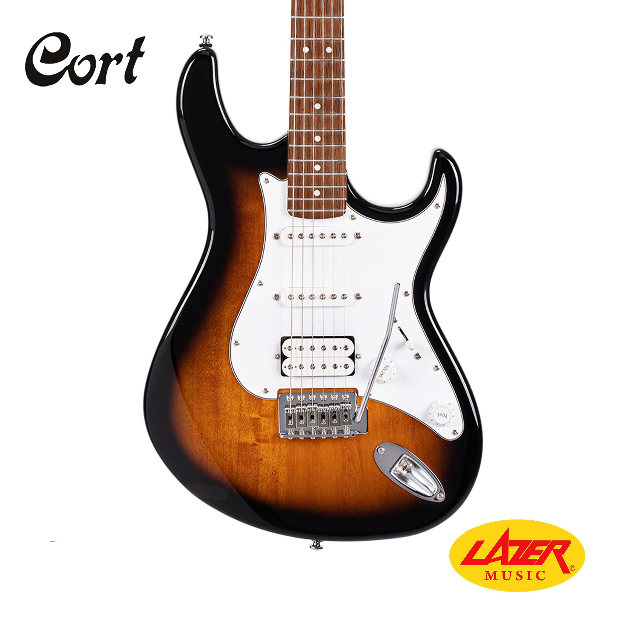 Cort G110 G Series Double Cutaway HSS Electric Guitar With Bag (G110)