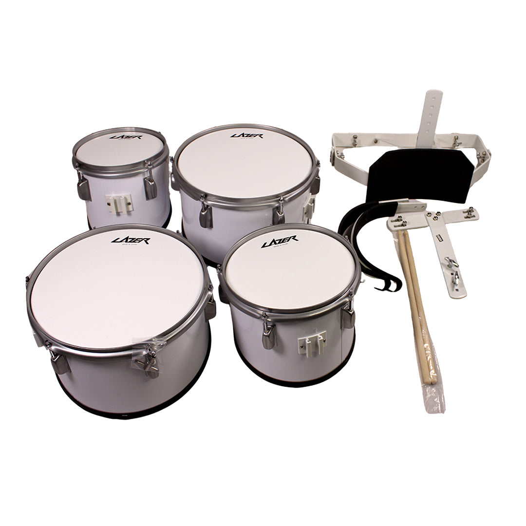 Lazer QD-2000LC-WH Quad Tenor Drums
