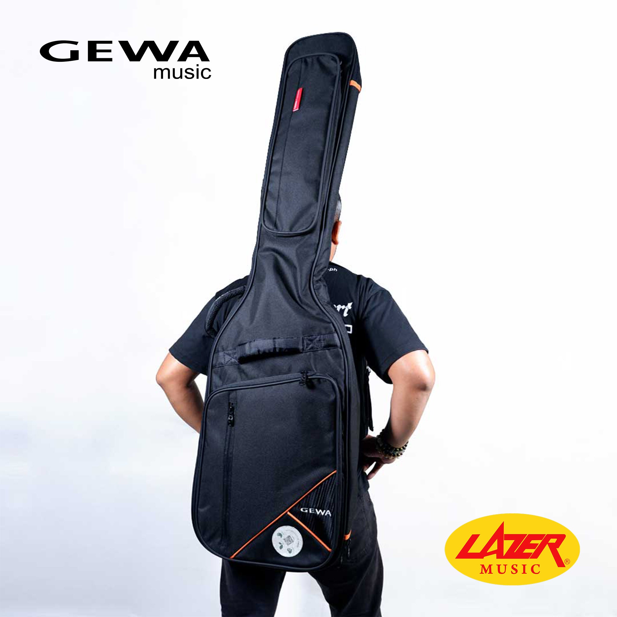 GEWA Premium 20 Black Guitar Bag For Bass Guitar