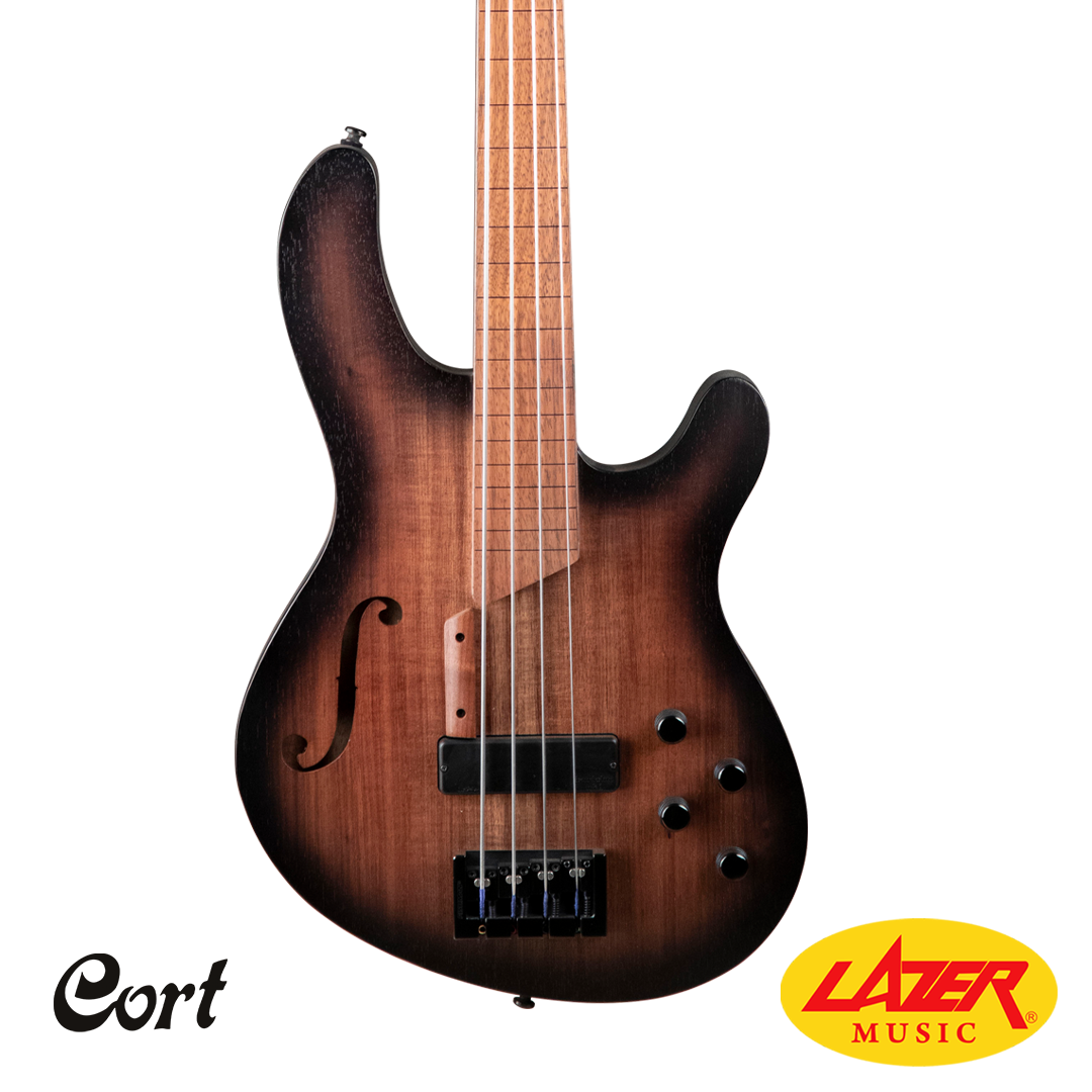 Cort B4FL MHPZ Fretless Bass Guitar