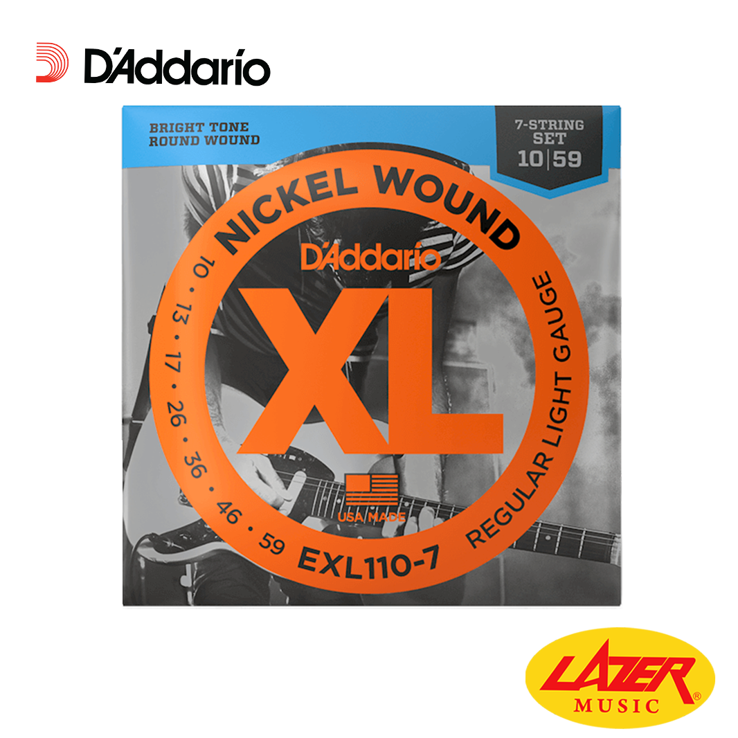 D'Addario EXL110-7 Nickel Wound 7-String Electric Guitar Strings
