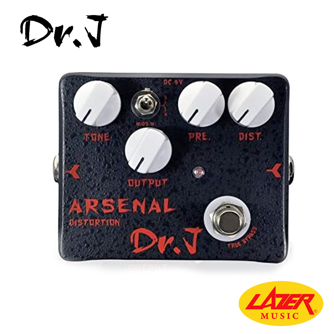 Dr.J D51 Arsenal Distortion Guitar Effects Pedal